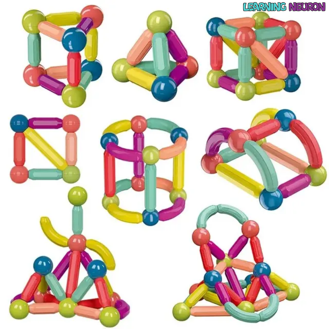 Magnetic Blocks Intelligent Magnetic Construction Set For Brain Devel Learning Neuron